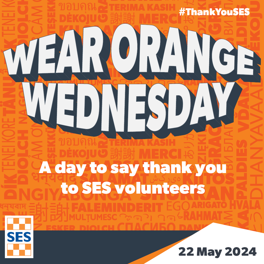 Wear Orange Wednesday - WOW Day - Victoria State Emergency Service - VICSES
