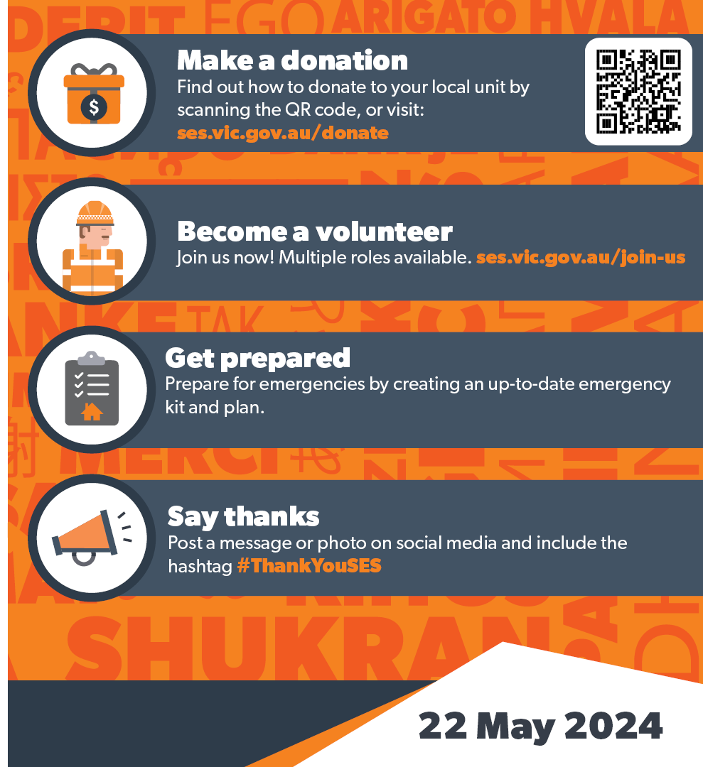 Wear Orange Wednesday - WOW Day - Victoria State Emergency Service - VICSES